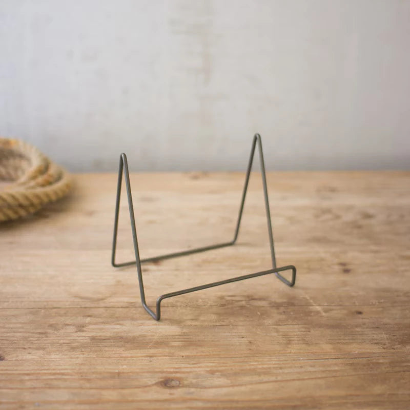 Wire Easel with Brass Finish – Metal Display Stand in 2 Sizes – Crackle ...
